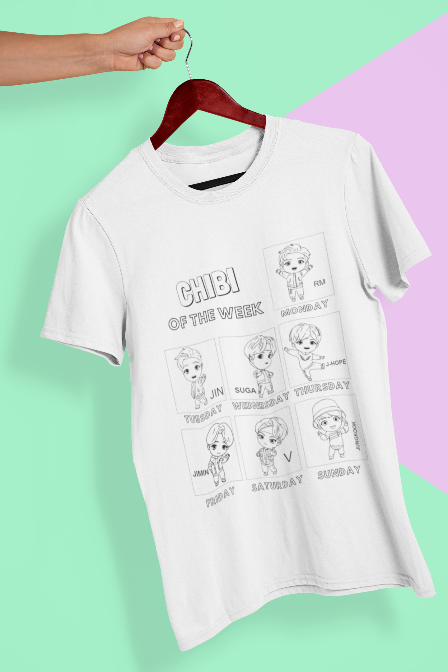 BTS Chibi Days Tshirt – Brewthesoul